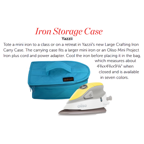 Large Iron Carry Case - Oliso Mini Iron Yazzii Craft Organisers & Bags ...